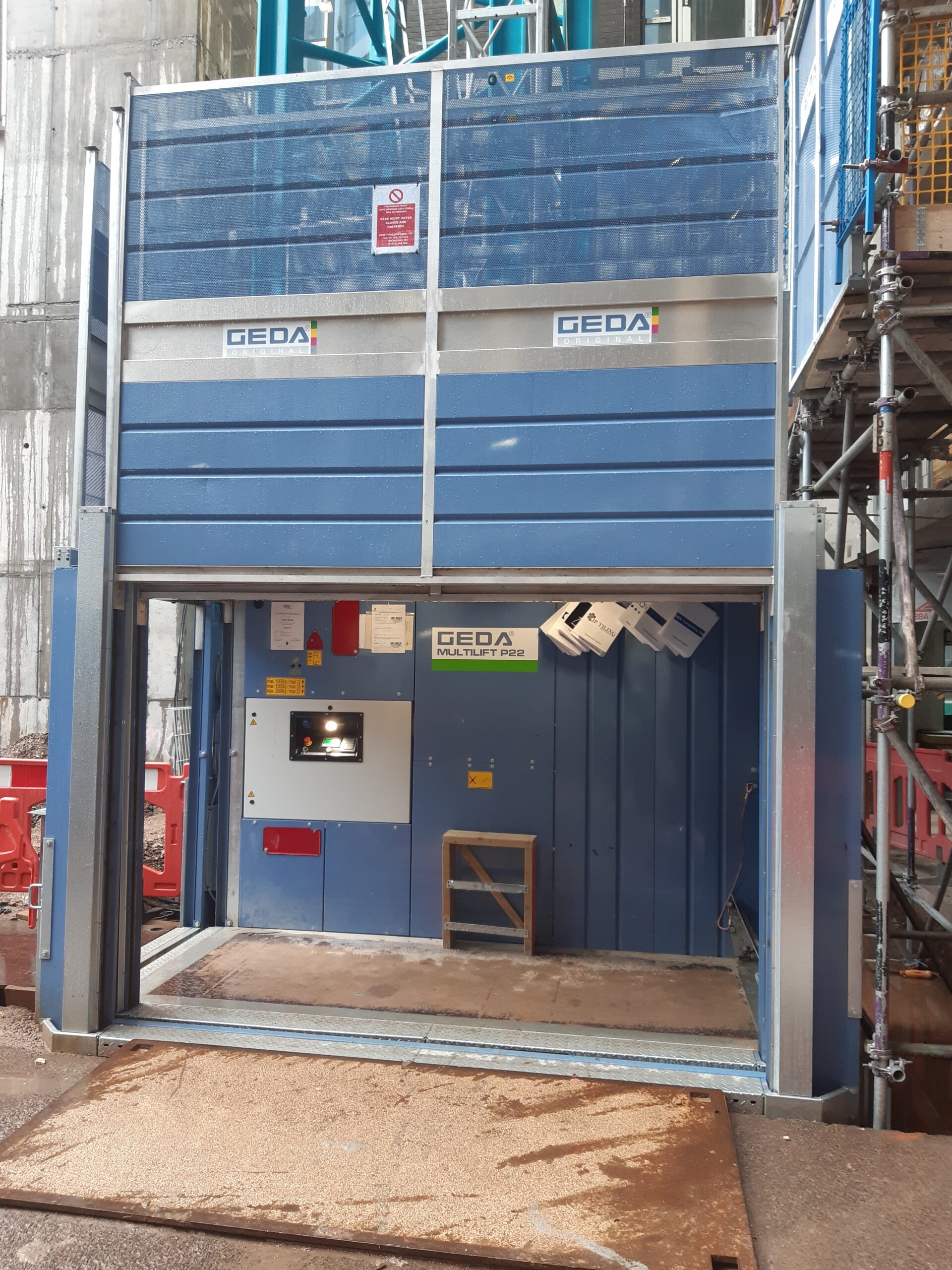 Geda Multilift P22 (63 A) Passenger/Goods Hoist - Hoist Hire
